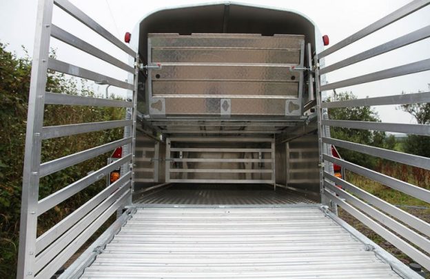 Livestock trailer 14Ft with sheep decks tri axle - JS Hubbuck Ltd